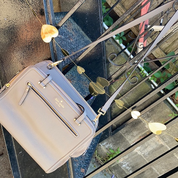 kate spade | Bags | Kate Spade Theona Lewis Drive Hare Grey Satchel ...